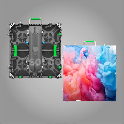 China Outdoor LED Screen 500x500mm 3840Hz-7680Hz Die Casting Aluminum Cabinet for Rent for sale