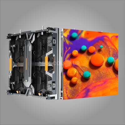 China 50-60Hz High Brightness Outdoor LED Display Screen 500x500mm Die Casting Aluminum Cabinet for Rental for sale