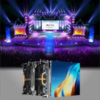 China Indoor HD Rental LED Display HUB Connecting 500x500mm Die Casting Aluminum Cabinet 200W for sale