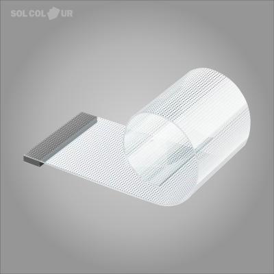 China Transparent LED Film Display Sticky Module Ultra Thin Flexible Screen 1000x240mm 160° Viewing Angle for sale