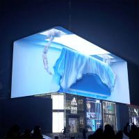 China P10mm Naked Eye 3D Outdoor LED Display 6500nit 960x960mm Profile Aluminum for sale