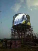 China P5mm Cylindrical SMD2727 Flexible LED Display Screen Wide Viewing Angle for sale