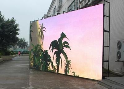 China P4.81 Outdoor Rental LED Display 500x1000mm Die Cast Aluminum Cabinet 13.5kg for sale