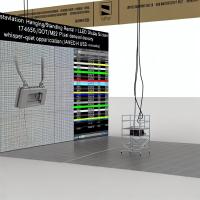 China Rental LED Display Screen 147456 Dot/m2 Pixel Density 7.5kg Cabinet Whisper-quiet Operation for sale