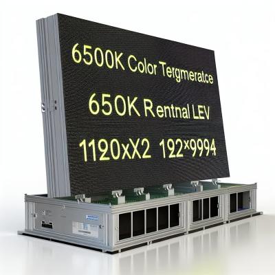 China Indoor Rental LED Display Screen 192x192 Resolution Die-cast Aluminum Cabinet 500x500mm for sale