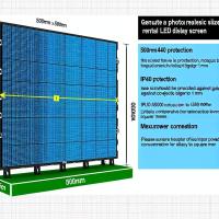 China Rental LED Display Screen 500x500mm Panel IP40 800W/sqm Power Consumption for sale