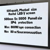 China Rental LED Display Screen 500x500mm Panel IP40 800W/sqm Power Consumption for sale