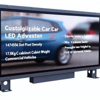China Customizable Car LED Advertising Screen 147456 Dot/m2 Pixel Density 7.5kg Cabinet Weight for sale