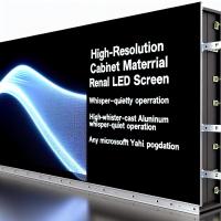 China Die-cast Aluminum Rental LED Display Screen 500x500mm 192x192 Resolution Whisper-quiet Operation for sale