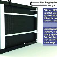 China Rental LED Display Screen 500x500mm 7.5kg Lightweight Cabinet Hanging Installation for sale
