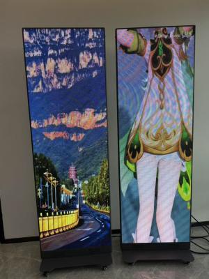 China Indoor LED Advertising Machine 1080P High Brightness Digital Poster Display for sale