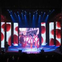 China P10 Outdoor Fixed LED Display Wall Curtain Refresh Frequency 1920Hz AC220V for sale