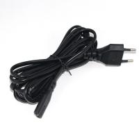 China European 2 Pin Plug Power Supply Cable Cord PVC Material With C7 Connector for sale