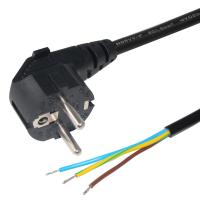 China Eu 3 Pin Plug C13 PC Power Supply Cable Cord 1.8m For Computer Monitors for sale