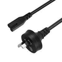 China PVC Australian Extension Cord , C7 2 Pin Power Cable For TVs Electronics for sale