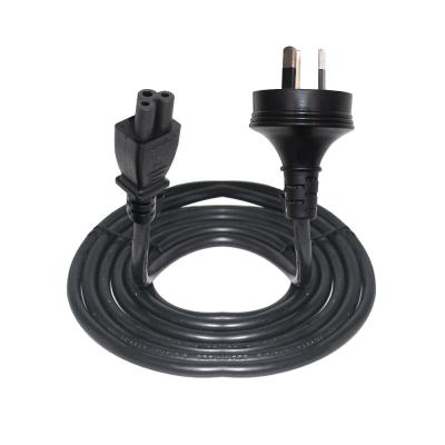 China AU 3 Pin IEC C5 Power Cable , Power Supply Cord Cable 1.8m 6ft for sale