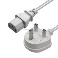 China BS1363 UK 3 Pin Power Cable , 250v 13a Fused Plug IEC C13 Power Cord for sale