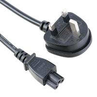 China 1.8m 6ft Power Supply Cable Cord UK 3Pin Plug To C5 For Laptop Home Appliance for sale