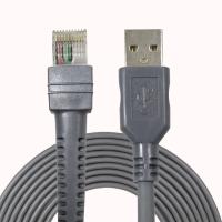 China 15FT USB LS2208 Barcode Scanner Cables Straight For Zebra Symbol for sale