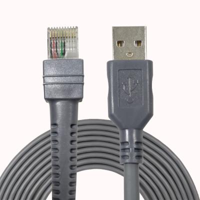 China 15FT USB LS2208 Barcode Scanner Cables Straight For Zebra Symbol for sale