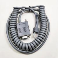 China 3m Coiled RJ45 RS232 Cable , Symbol Ls2208 Cable For Barcode Scanner for sale