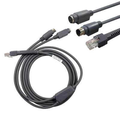 China 6.5ft PS2 KWB Barcode Scanner Cables , Keyboard Wedge Cable For Ls2208 DS3408 for sale