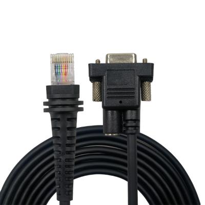China 10 Feet Barcode Scanner Rs232 Cable RJ48 To DB9 For Honeywell HHP for sale
