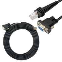 China Straight 6.5Ft Barcode Scanner Cables , Rs232 Db9 Cable CBL-020-300-S00 for sale