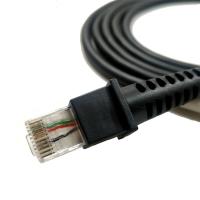 China Flexible Barcode Scanner Cables 7ft Ps2 Kwb Keyboard Wedge To Usb for sale