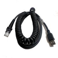 China Coiled USB To Rj50 Cable , Datalogic Scanner Cable For Gd4130 Gd4110 for sale