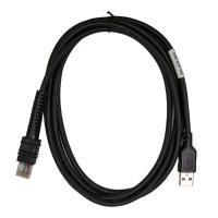 China Shielded USB Coiled Cable Shielded For Zebra Barcode Scanner for sale