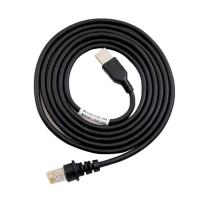 China Straight Rj45 USB Scanner Cable 7ft 2M For Honeywell Metrologic MS5145 for sale