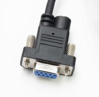 China 3M 9FT Rs232 Cable To Rj45 To Serial Cable Coiled For Barcode Scanner for sale