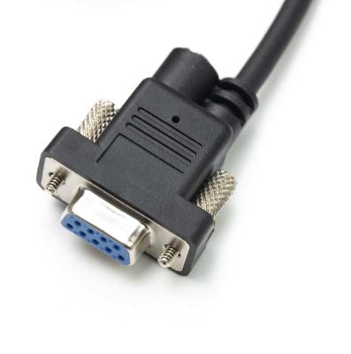 China Coiled Retractable Barcode Scanner Cables 3m 9.8ft Rs232 DB9 For Honeywell for sale