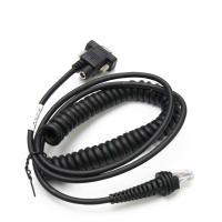 China Coiled Retractable Barcode Scanner Cables 3m 9.8ft Rs232 DB9 For Honeywell for sale