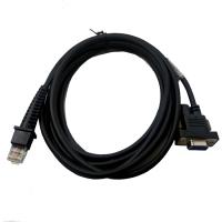 China Rs232 DB9 Female Scanner Data Cable PVC Material For Datalogic Gd4130 for sale