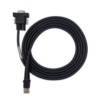 China Rs232 DB9 Female Scanner Data Cable PVC Material For Datalogic Gd4130 for sale