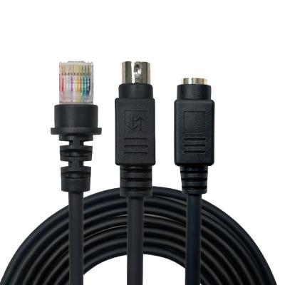 China 6Ft 2M PS2 Keyboard Wedge Cable For Honeywell Barcode Scanners MS7120 MS9540 for sale