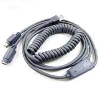 China CBA-K01-S10PAR Coiled Data Cable 3m 9.8ft For Symbol Scanner for sale