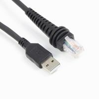 China Straight PVC Serial Cable Usb To Rj45 6.5ft For Barcode Scanner for sale