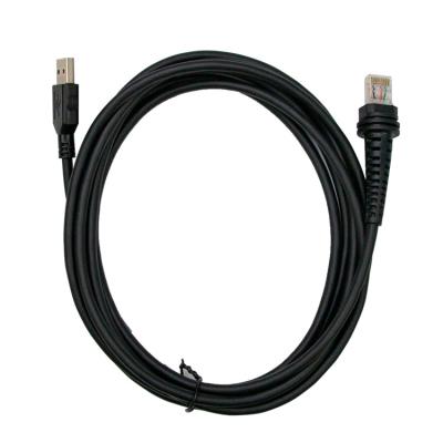 China 5m Barcode Scanner Cord USB A Male To Rj50 10P10C For Scanner Data Transmission for sale