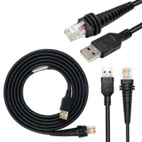 China 16.5ft PVC Barcode Scanner Cables USB To Rj45 For 1900GSR 1902GHD for sale