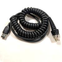 China 5m 16.4 Feet Spiral USB Cable For Honeywell Barcode Scanner for sale