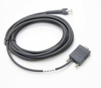 China RS232 DB9 To Rj45 Barcode Scanner Cord 2m 7ft CBA-R01-S07PAR for sale