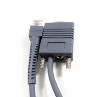 China RS232 DB9 To Rj45 Barcode Scanner Cord 2m 7ft CBA-R01-S07PAR for sale