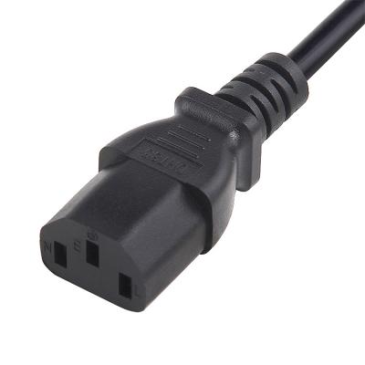 China SAA Black C13 Extension Cord , 10A 250V Power Cord Au Australia AC Plug Type for sale