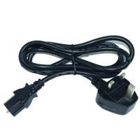 China British Fused 3 Prong Power Supply Cable Cord IEC320 C13 To UK PLUG BS1363 for sale