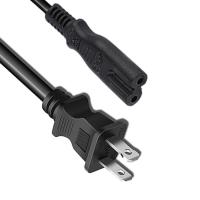 China US Plug IEC320 C7 Cable NEMA 1-15P ,  7A 10A 125V 2 Prong AC Power Cord for sale