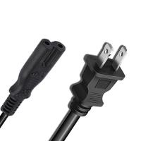 China USA 2 Prong Angle Power Supply Cable Cord NEMA 1-15P To IEC320 C7 Figure 8 Connector for sale
