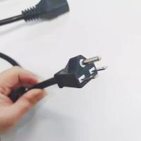 China Black Heavy Duty Power Supply Cable Cord 14AWG IEC C14 To NEMA6-15P for sale